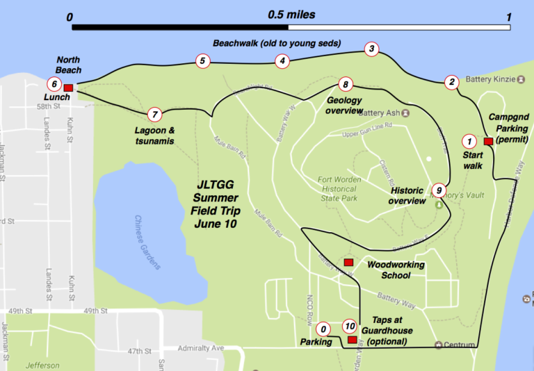 2017-06-10 Kitty Reed: Fort Worden geology field trip – Quimper ...